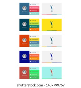 Name Card Vector Graphic Design Stock Vector (Royalty Free) 1437799769 ...