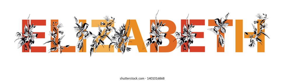 939 The Name Elizabeth Images, Stock Photos & Vectors | Shutterstock