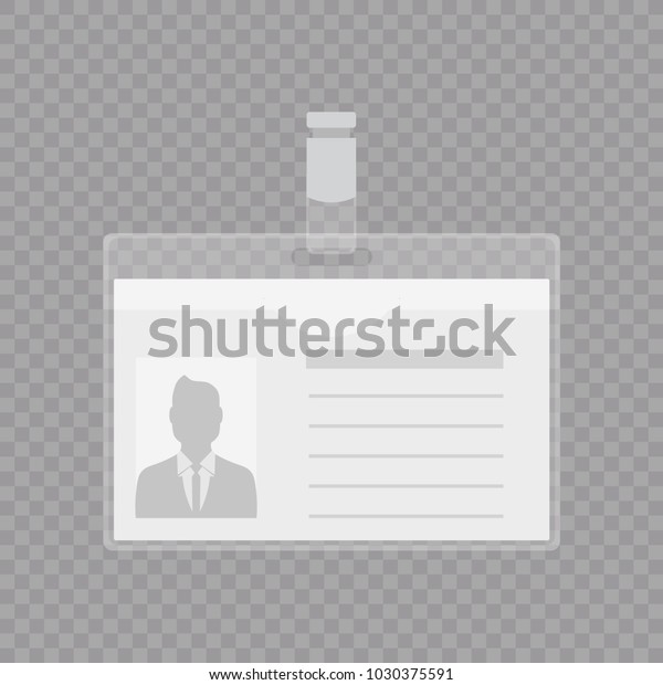 Name Tag Badge Retractor Stock Vector (Royalty Free) 1030375591 ...