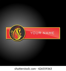 2,446 Floral name tag Images, Stock Photos & Vectors | Shutterstock