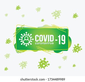 Name Virus On White Background Logo Stock Vector (Royalty Free ...