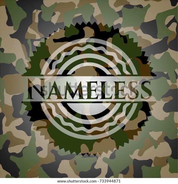 Nameless On Camouflaged Texture Stock Vector (Royalty Free) 733944871 ...