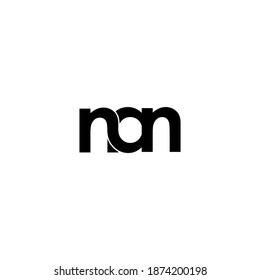 Nan Letter Original Monogram Logo Design Stock Vector (Royalty Free ...