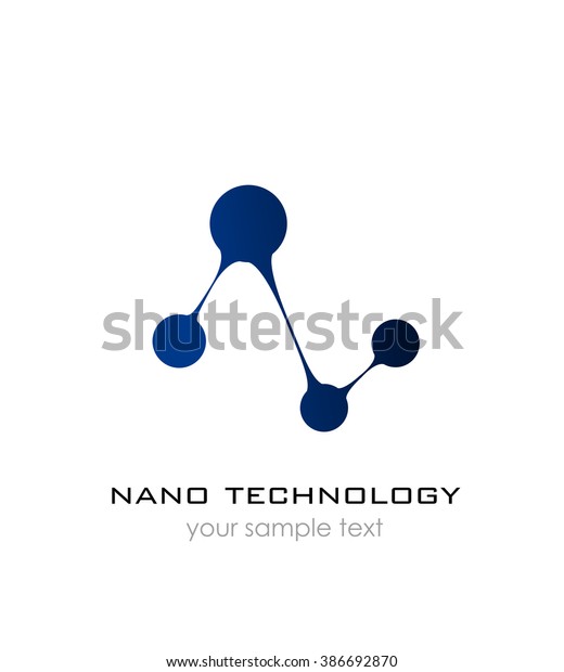 Nano Logo Nanotechnology Template Design Logo Stock Vector (Royalty ...
