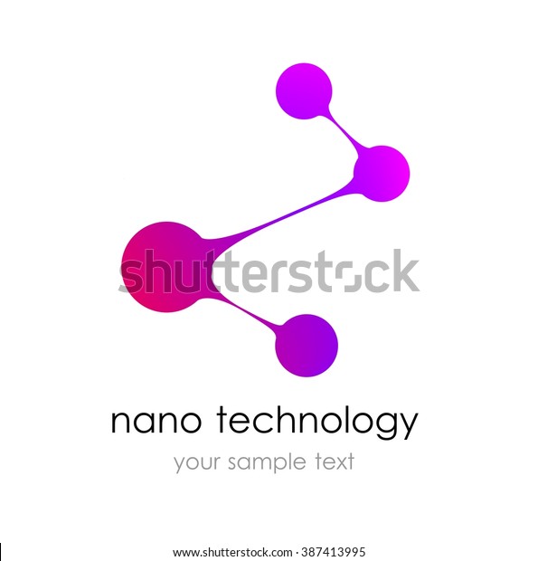 Nano Logo Nanotechnology Template Design Logo Stock Vector (Royalty ...