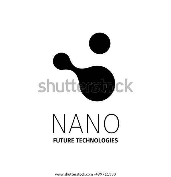 Nano Logo Nanotechnology Template Design Logotype Stock Vector (Royalty ...