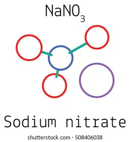Mercury Nitrate Hgno3 Molecule Isolated On: vector de stock (libre de ...