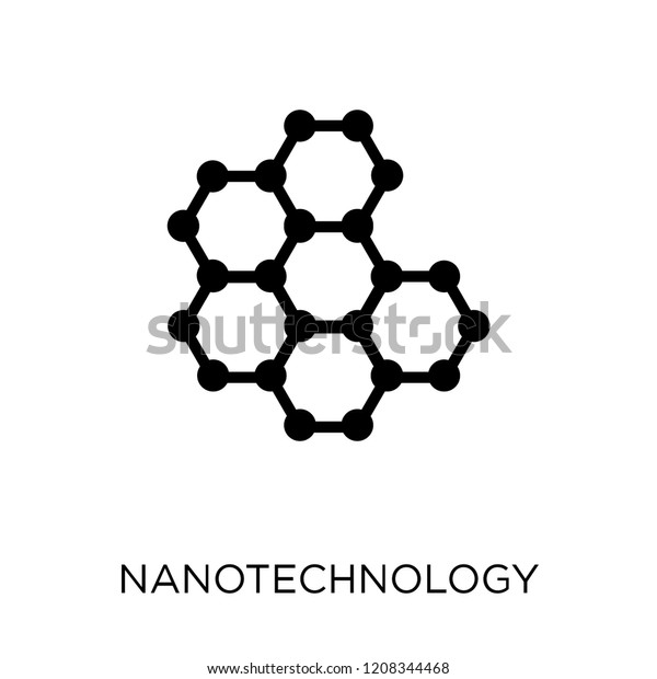 Nanotechnology Icon Nanotechnology Symbol Design Future 스톡 벡터(로열티 프리 ...