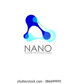 Nanotechnology Nano Logo Template Design Logo Stock Vector (Royalty ...