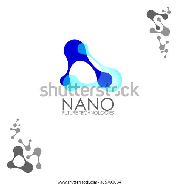 Nanotechnology Nano Logo Template Design Logo Stock Vector (Royalty ...