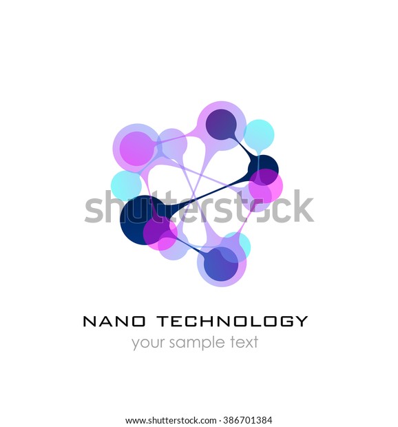 Nanotechnology Nano Logo Template Design Logo Stock Vector (Royalty ...