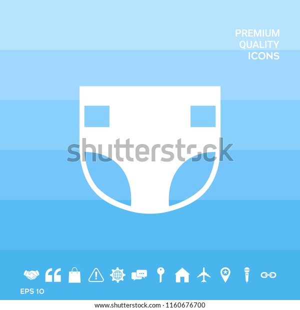 Nappy Icon Symbol Stock Vector (Royalty Free) 1160676700 | Shutterstock