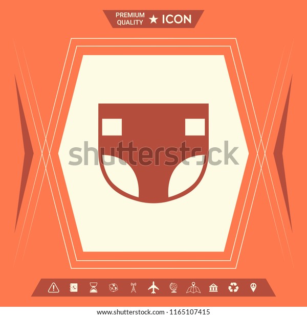 Nappy Icon Symbol Stock Vector (Royalty Free) 1165107415 | Shutterstock
