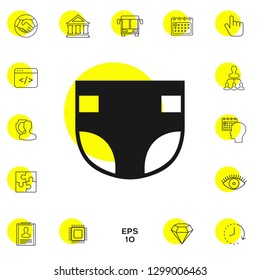Nappy Icon Symbol Graphic Elements Your Stock Vector (Royalty Free ...