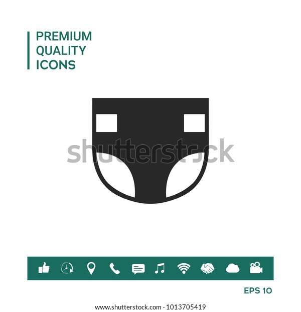 Nappy Symbol Icon Stock Vector (Royalty Free) 1013705419 | Shutterstock