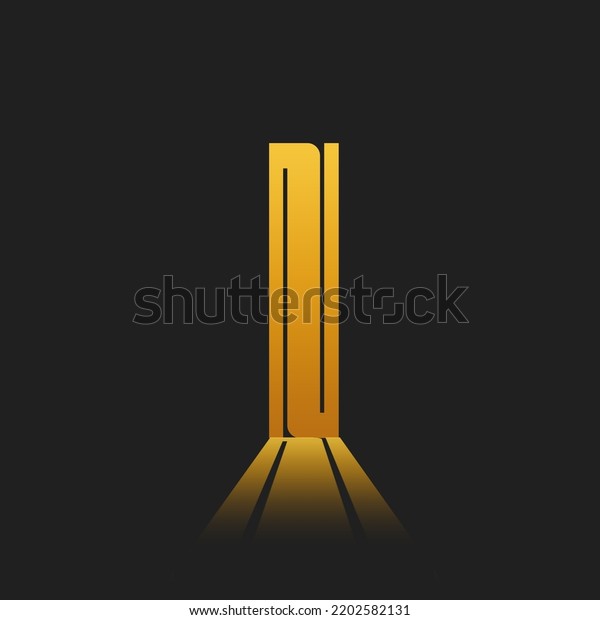 Narrow Sans Serif Font Thin Line Stock Vector (Royalty Free) 2202582131 ...