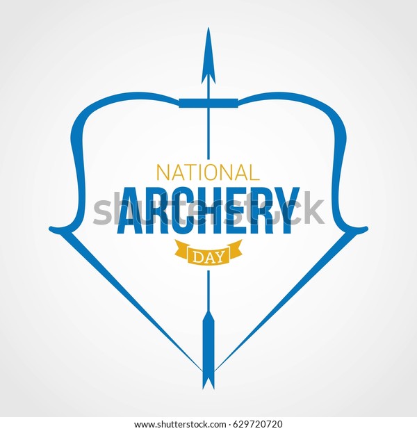 National Archery Day Vector Illustration Stock Vector (Royalty Free ...