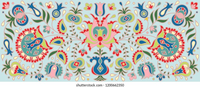 National Crimean Tatar Pattern Stock Vector (Royalty Free) 1200662350 ...