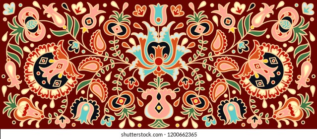 National Crimean Tatar Pattern Stock Vector (Royalty Free) 1200662365 ...