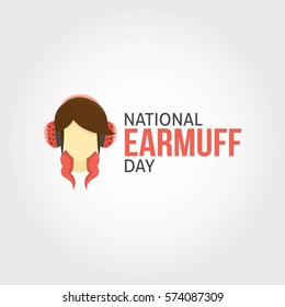 National Earmuff Day Vector Illustration Stock Vector (Royalty Free ...