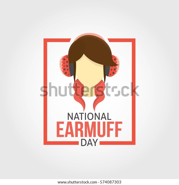 National Earmuff Day Vector Illustration Stock Vector (Royalty Free ...