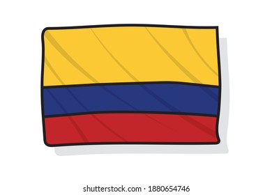 National Flag Columbia Vector Design Stock Vector (Royalty Free ...