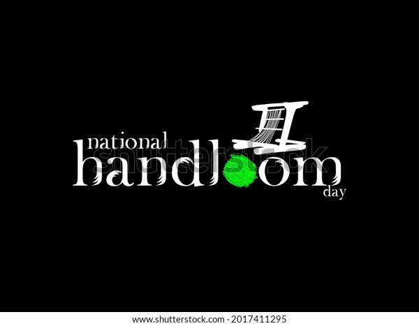 National Handloom Day National Handloom Day Stock Vector (Royalty Free ...