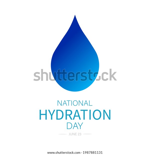 National Hydration Day Vector Illustration Stock Vector (Royalty Free ...