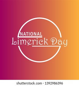 National Limerick Day Vector Stock Vector (Royalty Free) 1392986396 ...