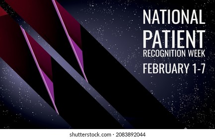 National Patient Recognition Week Vector Illustration Stock Vector ...