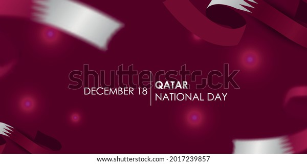 National Qatar Day December 18 Qatar Stock Vector (Royalty Free ...