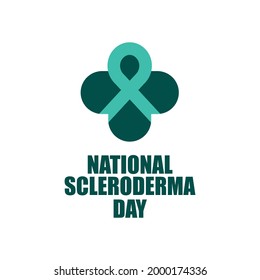 National Scleroderma Awareness Month Vector Template Stock Vector ...