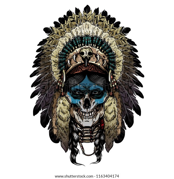 Native American Indian Cherokee Stock Vector (Royalty Free) 1163404174 ...