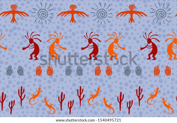 Native American Indian Vector Ethnic Tribal Stock Vector (Royalty Free ...