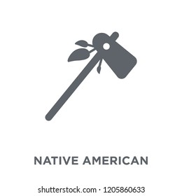 Native American Tomahawk Icon Native American Stock Vector (Royalty ...