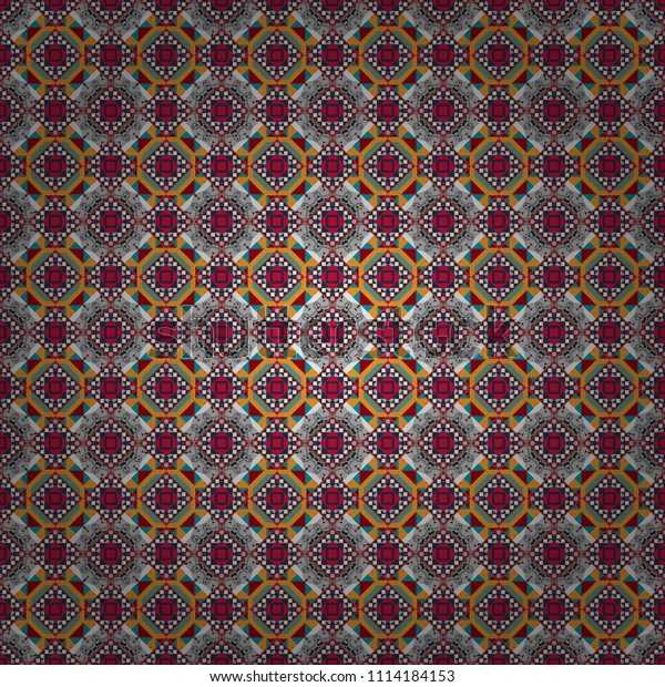 Native Batik Watercolor Artistic Gray Red Stock Vector (Royalty Free ...