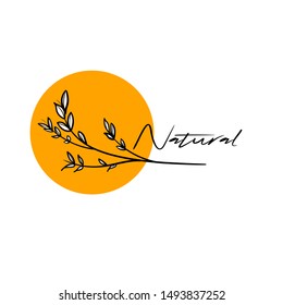 Natural Freshness Nature Stock Vector (Royalty Free) 1493837252 ...