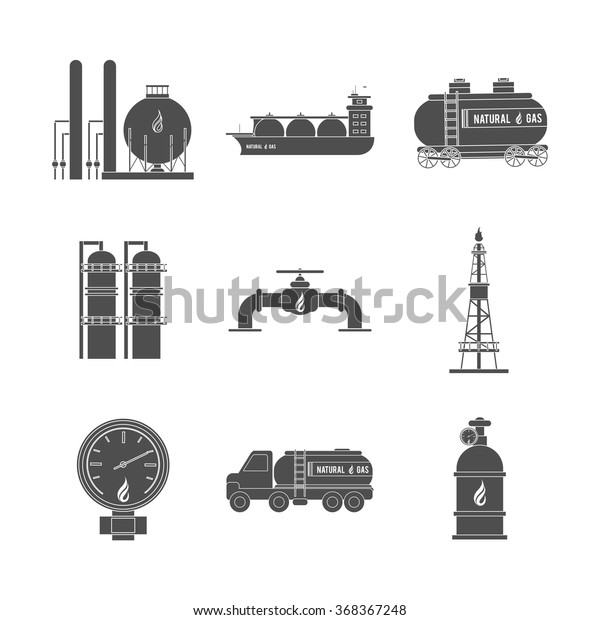 Natural Gas Design Stock Vector (Royalty Free) 368367248 | Shutterstock