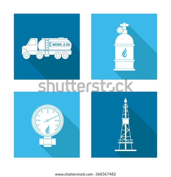 Natural Gas Design Stock Vector (Royalty Free) 368367482 | Shutterstock