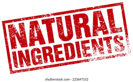 Natural Ingredients Stamp Stock Vector (Royalty Free) 223697152 ...
