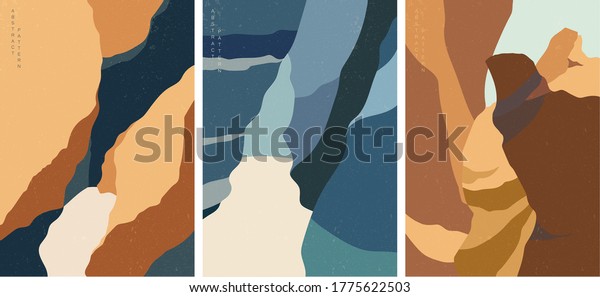 Natural Landscape Art Abstract Background Vector Stock Vector (Royalty ...