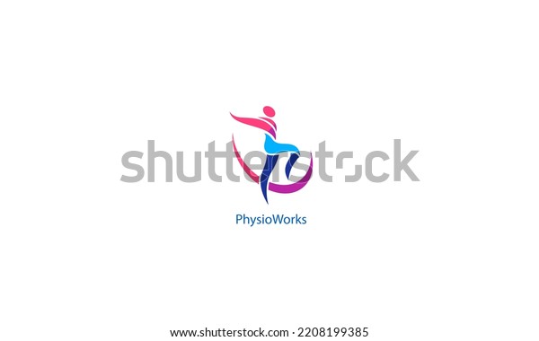 Natural Logo Physio Logo Design Stock Vector (Royalty Free) 2208199385 ...
