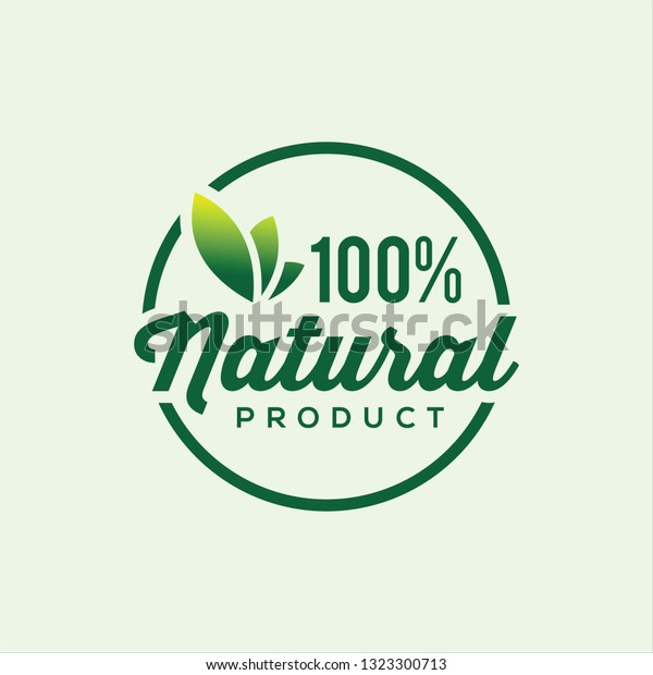 Natural Logo Vector Stock Vector (Royalty Free) 1323300713 | Shutterstock