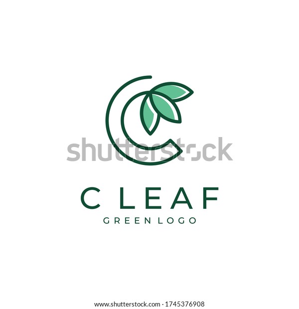Natural Modern Logo Design Combination Letter Stock Vector (Royalty ...