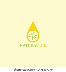Natural Oil Logo Vector Design Template Stock Vector (Royalty Free ...