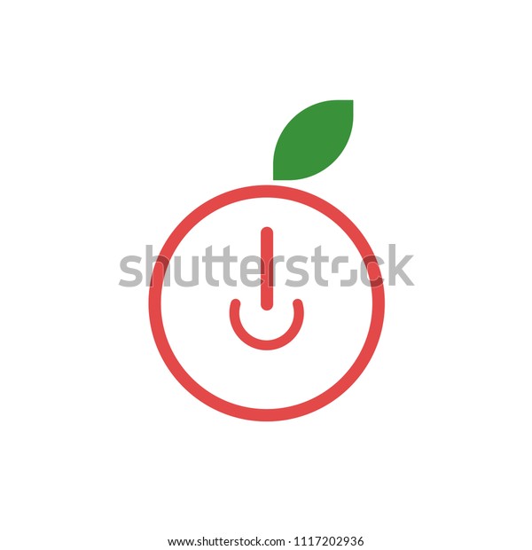 Natural Power Logo Vector Template Icon Stock Vector (Royalty Free ...