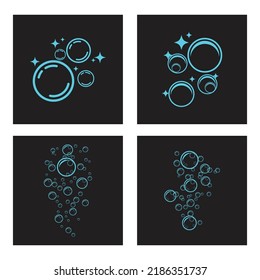 Natural Realistic Bubble Illustration Vector Design Stock Vector ...