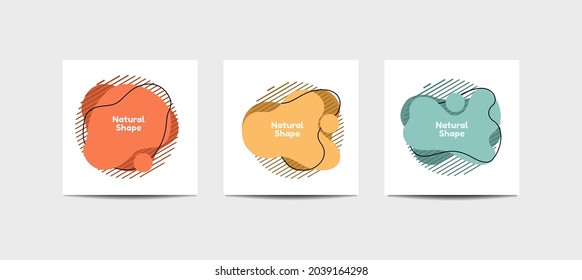 Natural Shape Graphic Design Element Stock Vector (Royalty Free ...