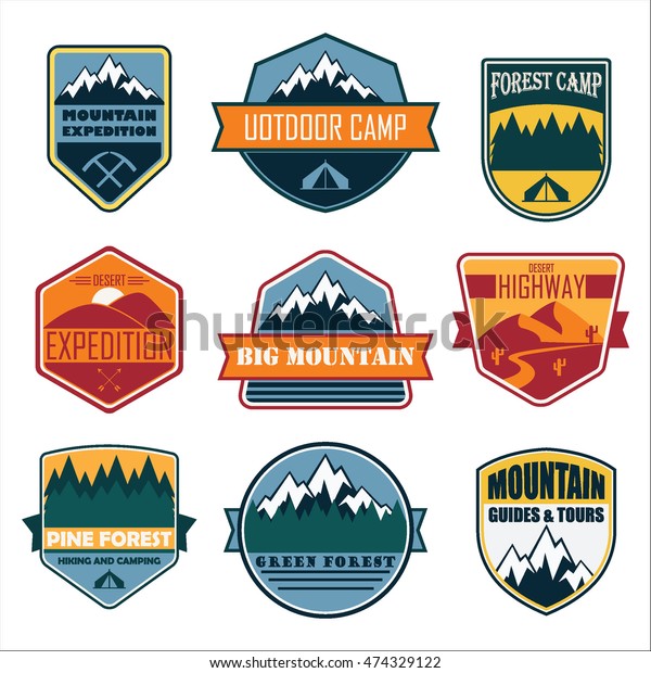 Nature Badges Stock Vector (Royalty Free) 474329122 | Shutterstock