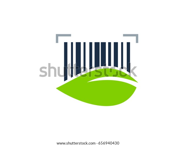 Nature Barcode Icon Logo Design Element Stock Vector (Royalty Free ...